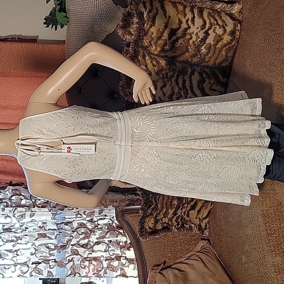 Kate Kasin | Dresses | Kate Kasin Vintage Halter Sleeveless Swing Dress ...